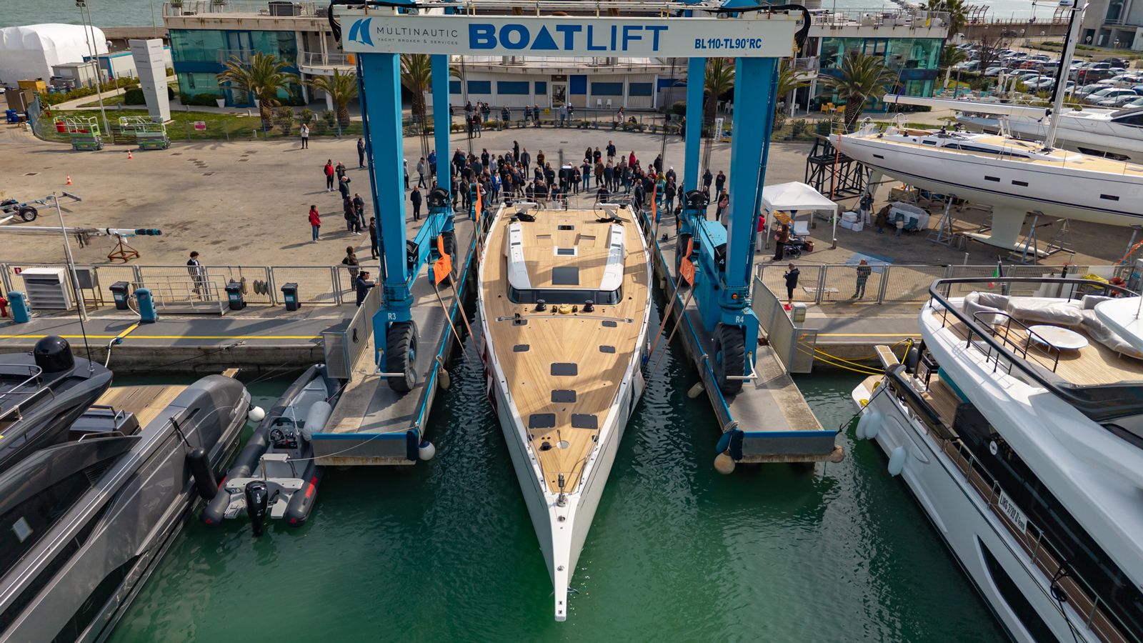 First unit from Cantiere del Pardo's flagship Grand Soleil model Bianca ...